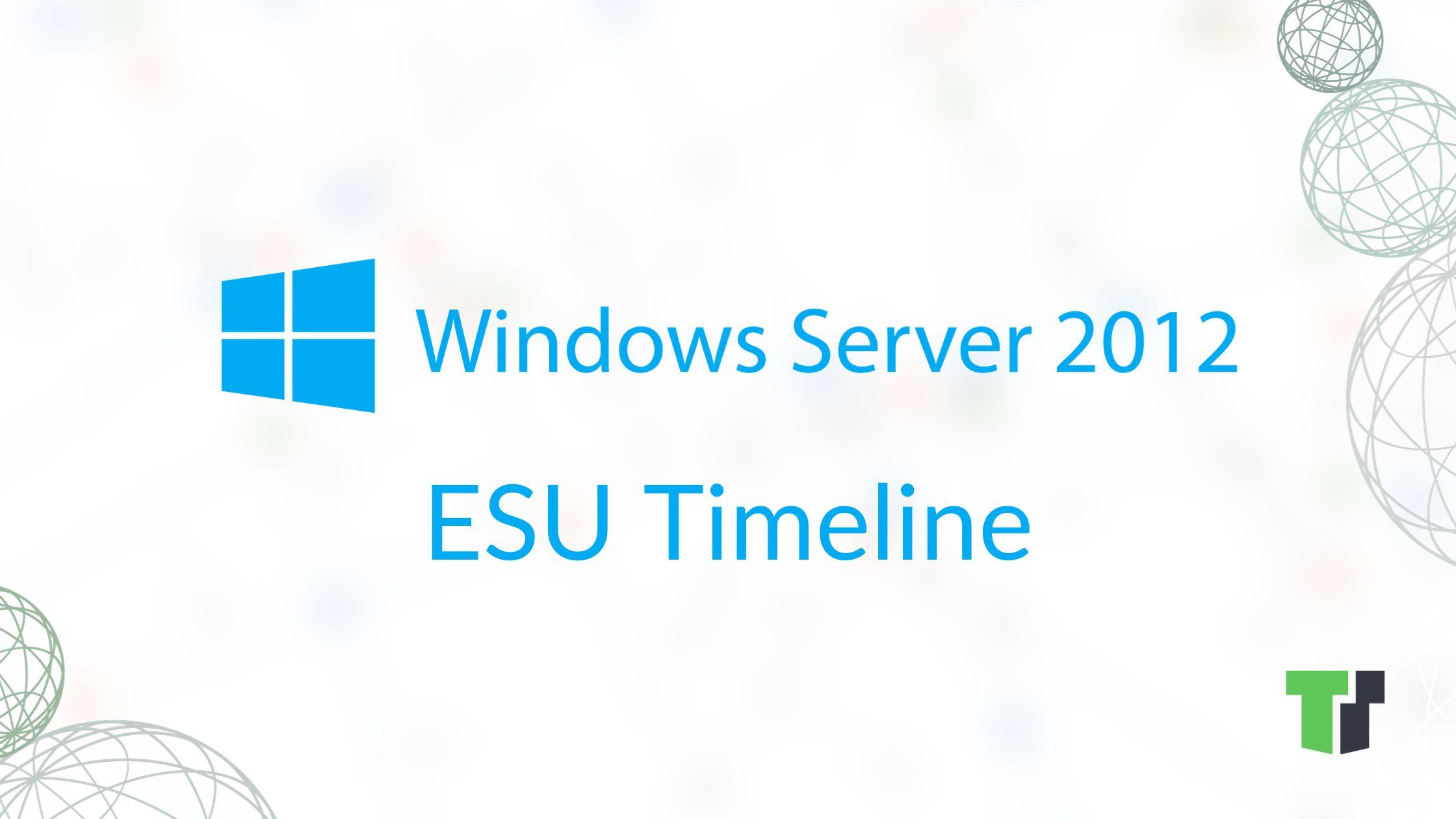 Microsoft Announces Three More Years of Windows Server 2012 Extended ...