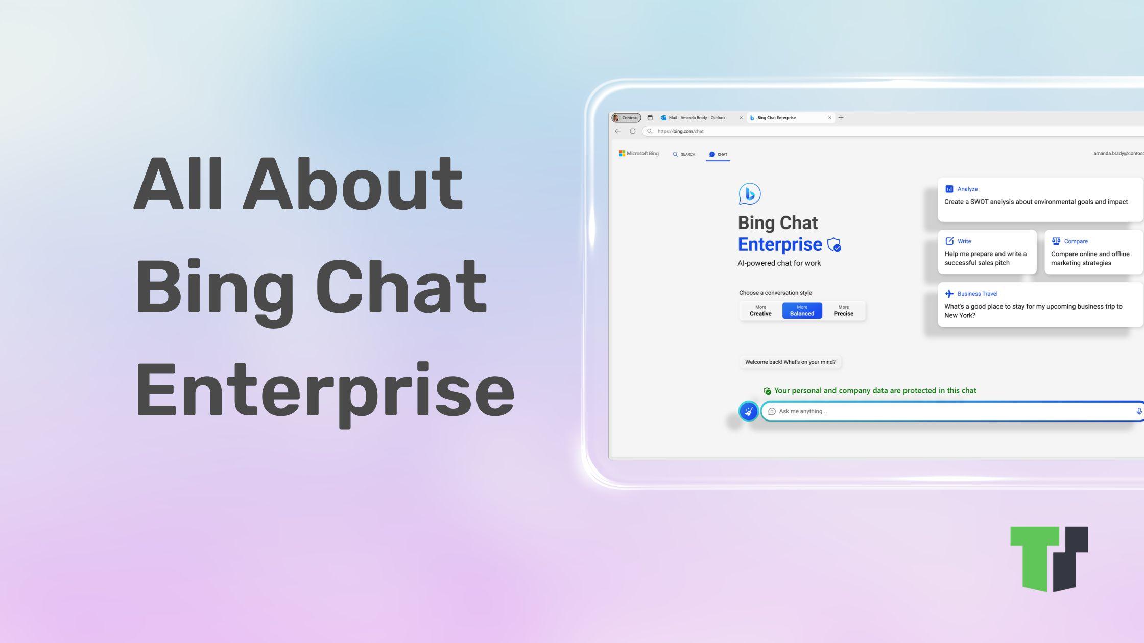 Protect Your Business Data with Bing Chat Enterprise