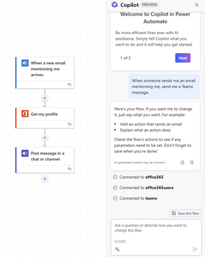 Auto-Generate Workflows with Copilot Power Automate